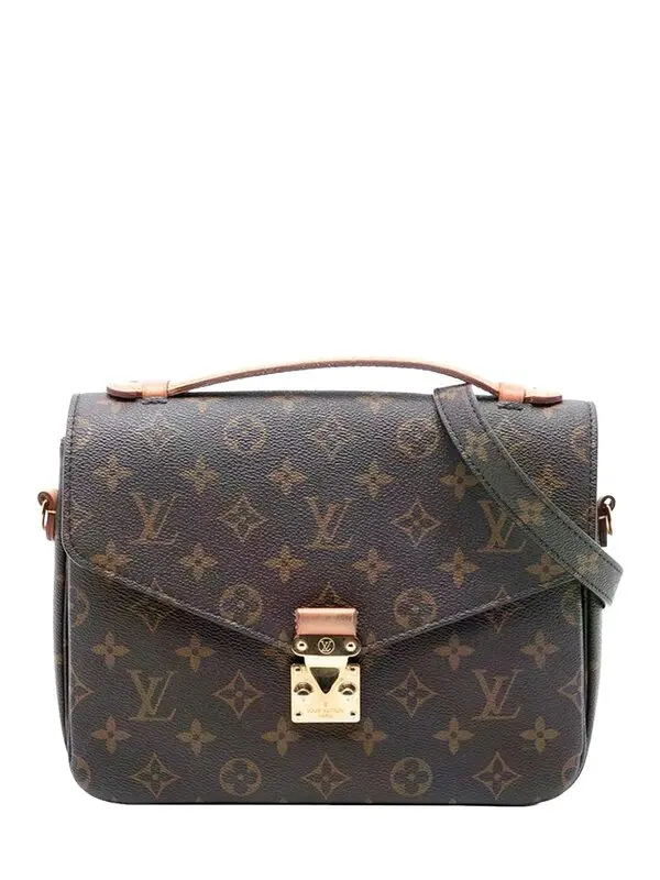 LOUIS VUITTON 2020 Pochette Metis Satchel - Brown