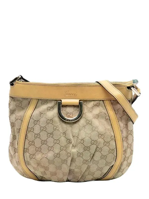 Gucci Gg Canvas Abbey D-ring Crossbody Bag - Brown