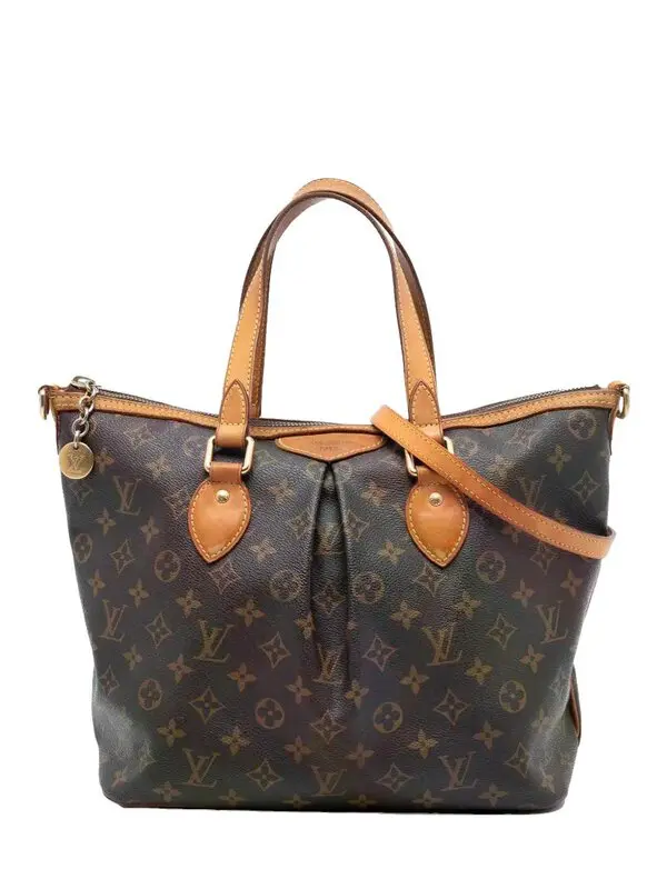LOUIS VUITTON 2010 Monogram Palermo Pm Satchel - Brown