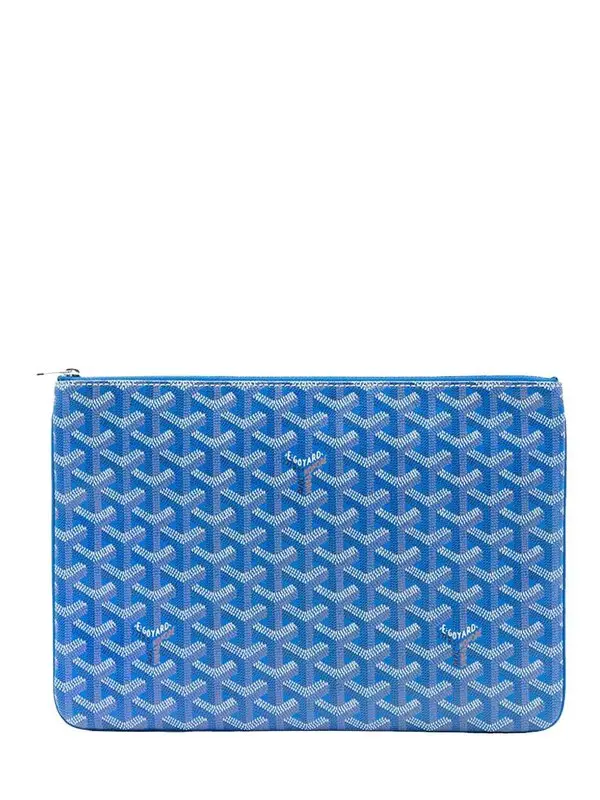 Goyard 2016 Ine Senat Mm Clutch Bag - Blue