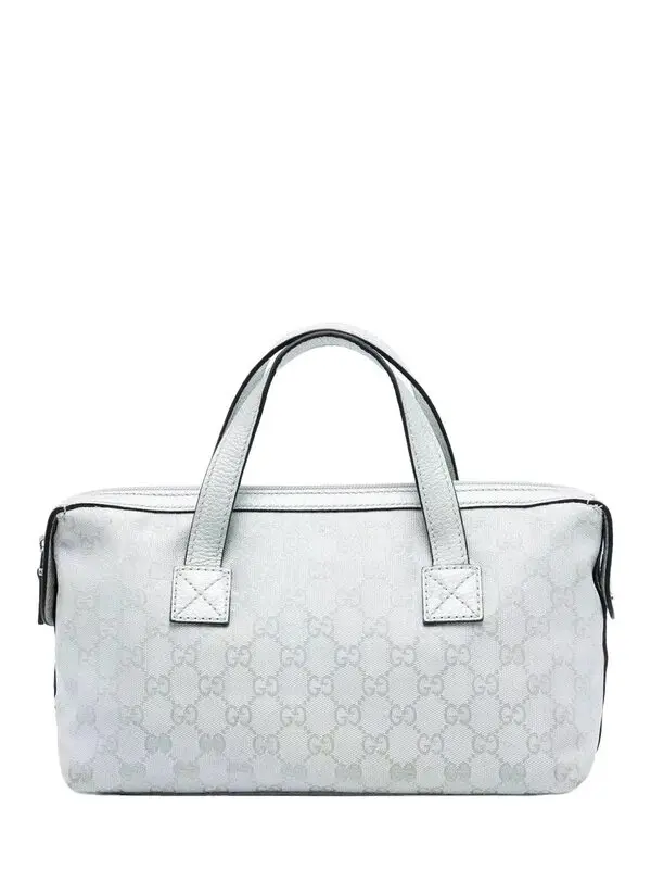 Gucci Gg Canvas Handbag - Silver
