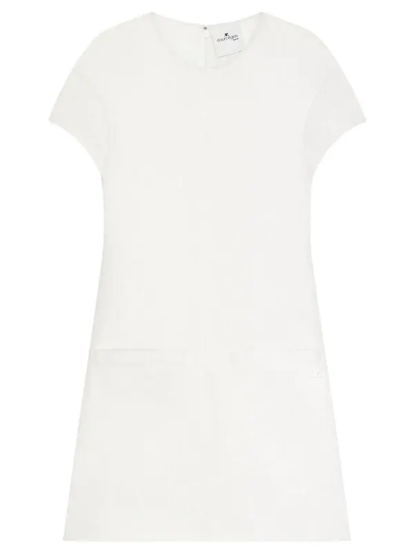 COURREGES A-line Mini Dress - White