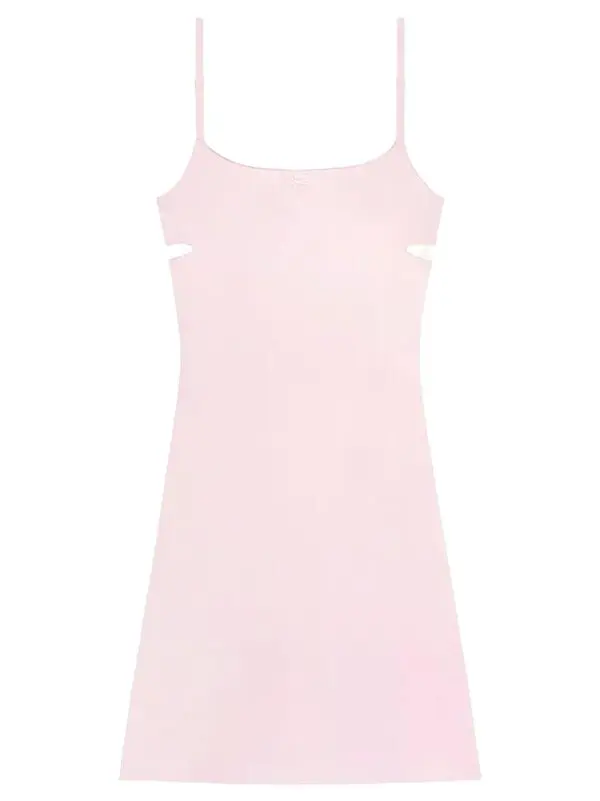 COURREGES Cut-out Mini Dress - Pink