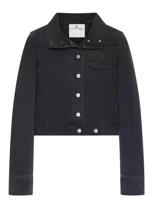 COURREGES Reedition Denim Jacket - Black