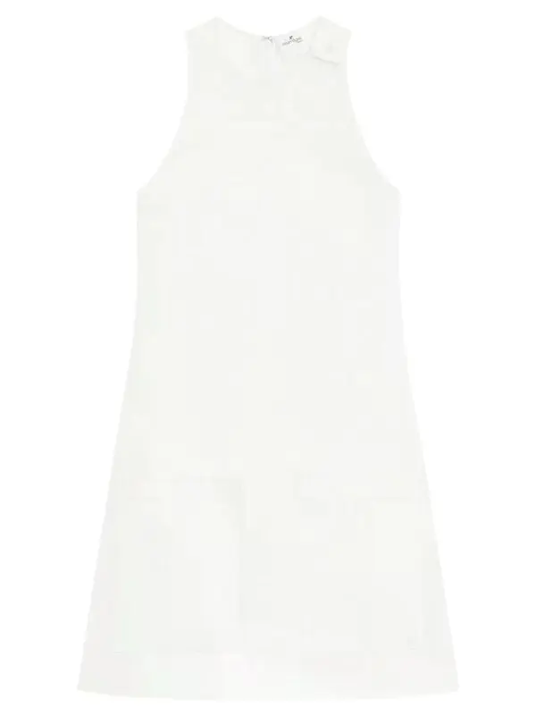 COURREGES Sleeveless Mini Dress - White