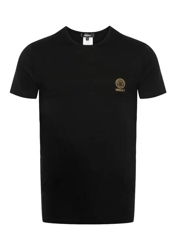 Versace Medusa-motif T-shirt - Black