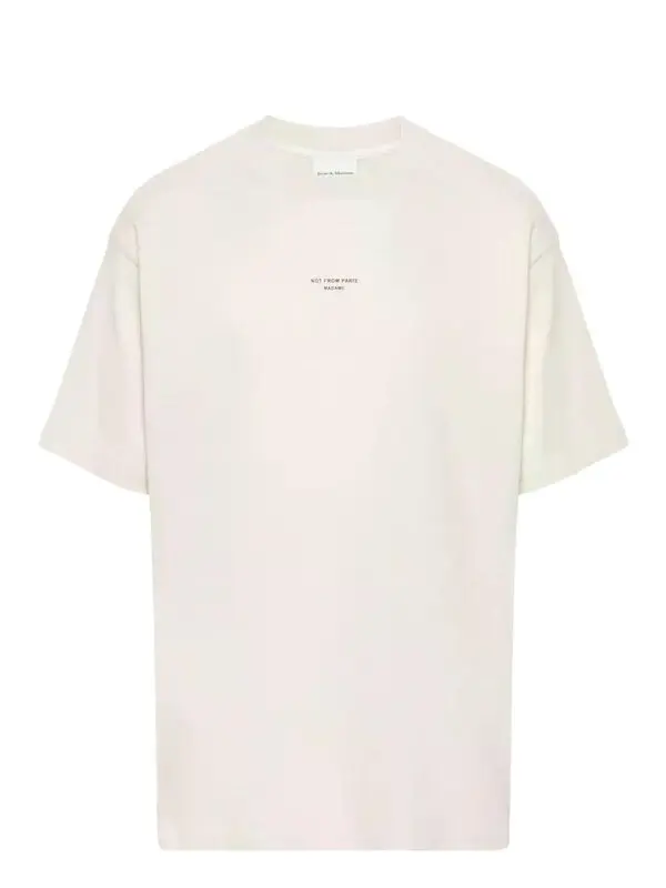 Drole De Monsieur Short-sleeve T-shirt - Neutrals
