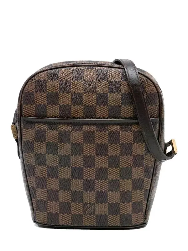 LOUIS VUITTON 2002-2010 Damier Ebene Ipanema Pm Crossbody Bag - Brown