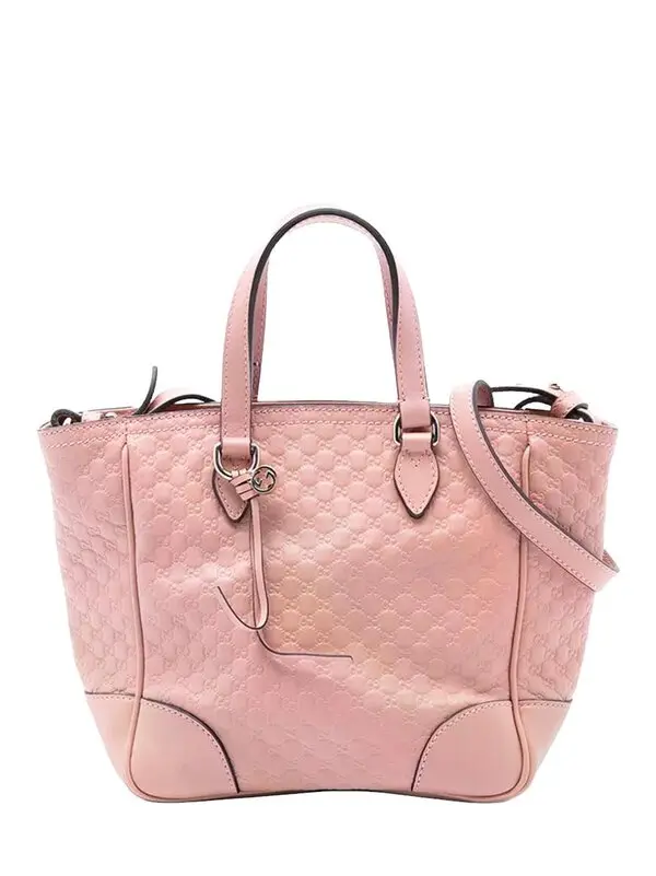 Gucci 2016-2025 Microissima Bree Satchel - Pink