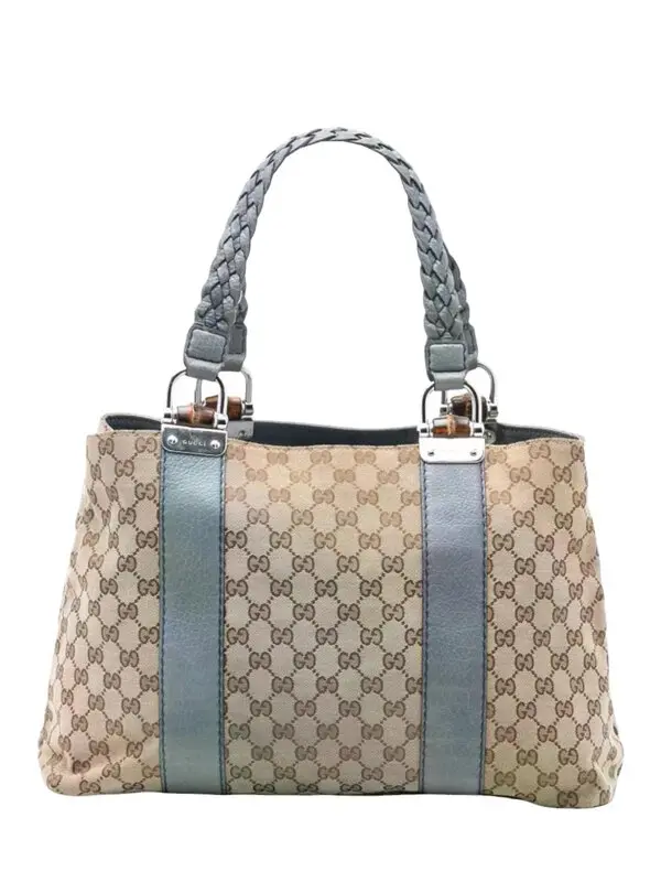 Gucci Gg Canvas Libeccio Tote Bag - Brown