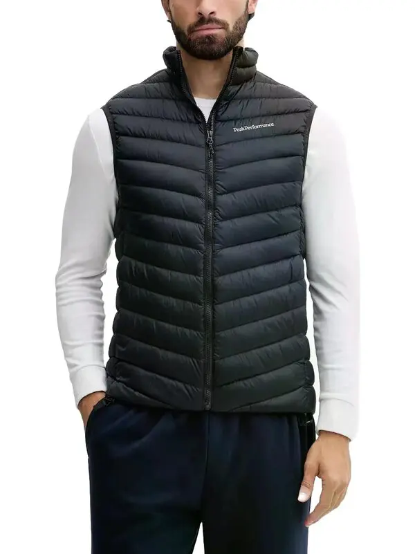 PEAK PERFORMANCE Quilted Zip Gilet - Black