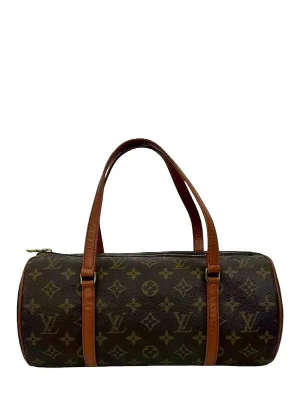 LOUIS VUITTON 1990-2010 Monogram Papillon 30 Handbag - Brown