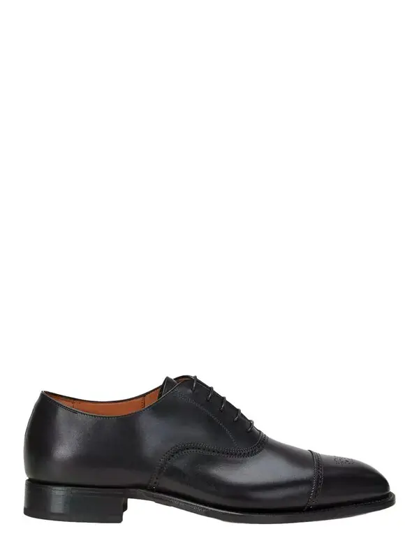 Polo Ralph Lauren Leather Oxford Shoes - Black