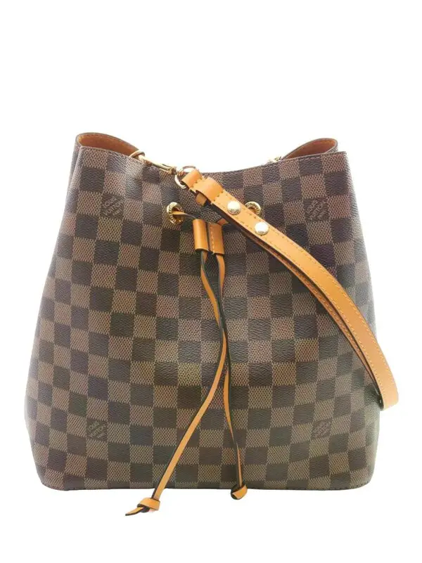 LOUIS VUITTON 2021-2026 Damier Ebene Neonoe Mm Bucket Bag - Brown