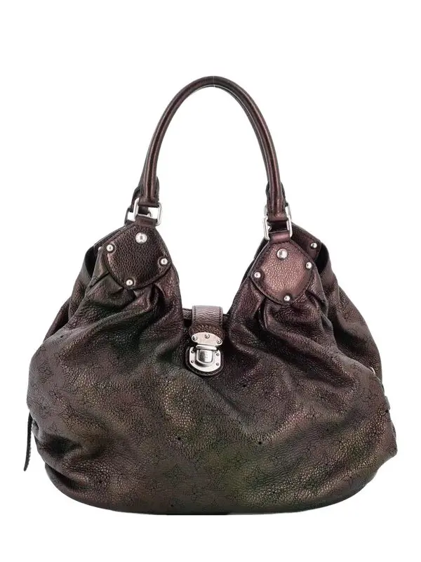 LOUIS VUITTON Mahina Leather Hobo Bag - Brown