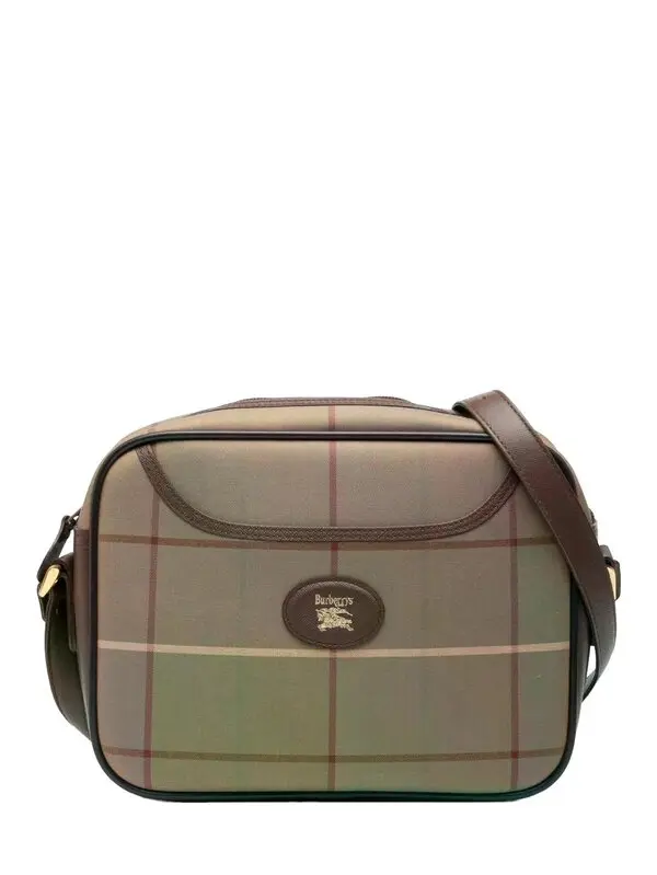 Burberry Vintage Check Canvas Crossbody Bag - Brown
