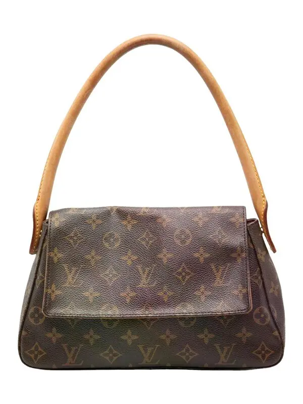 LOUIS VUITTON 2000 Monogram Mini Looping Shoulder Bag - Brown