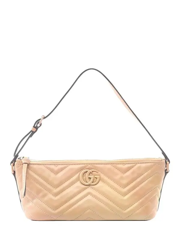 Gucci Gg Marmont Matelasse Leather Shoulder Bag - Brown
