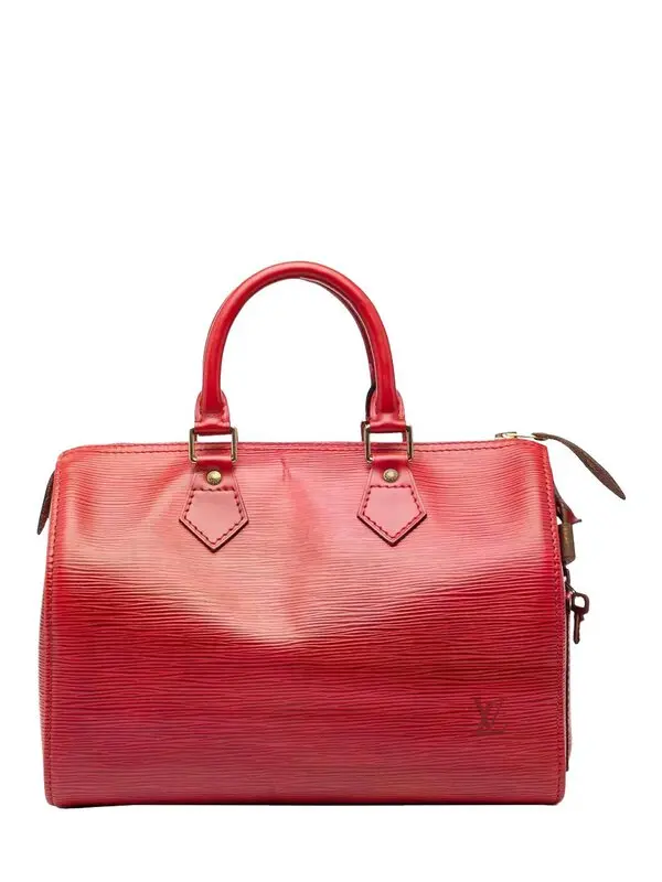 LOUIS VUITTON 1995 Epi Speedy 30 Boston Bag - Red