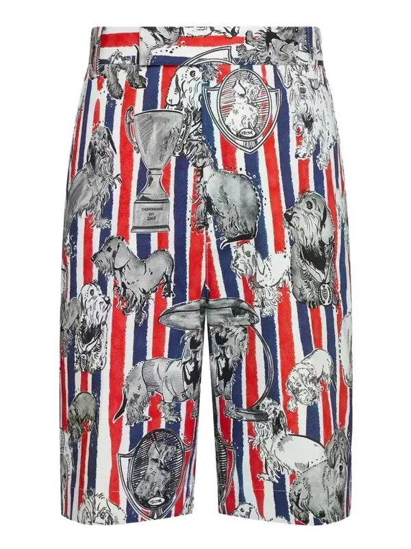 Thom Browne Hector Utility Chino Shorts - White