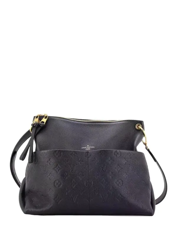 LOUIS VUITTON Maida Handbag Monogram Empreinte Leather - Black