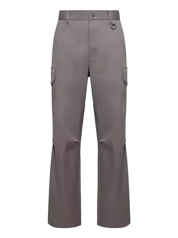 Moncler Cargo Gabardine Trousers - Grey