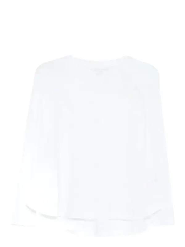 Majestic Filatures Curved-hem T-shirt - White