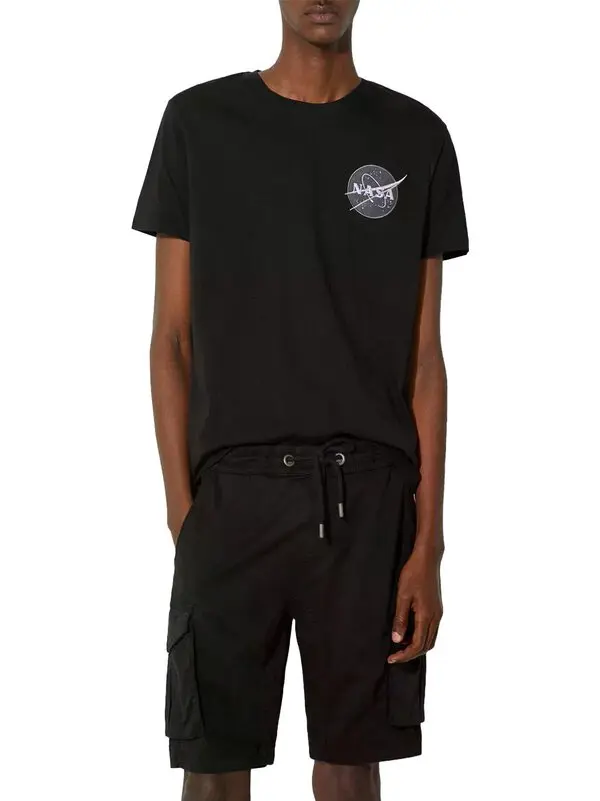 Alpha Industries Cargo Drawstring Shorts - Black