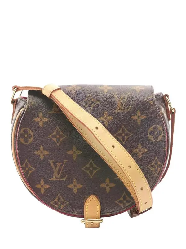 LOUIS VUITTON 2004 Monogram Sac Tambourine - Brown