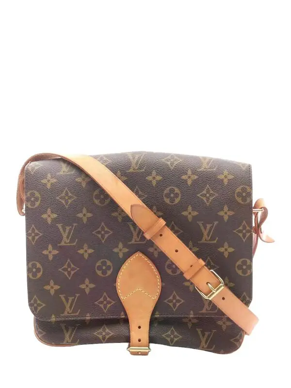 LOUIS VUITTON 2000 Monogram Cartouchiere Gm - Brown