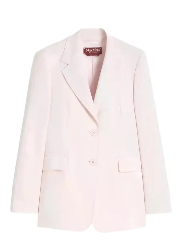 Max Mara Notched Linz Jacket - Pink