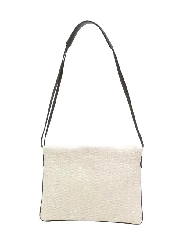 Brunello Cucinelli Canvas Shoulder Bag - Neutrals