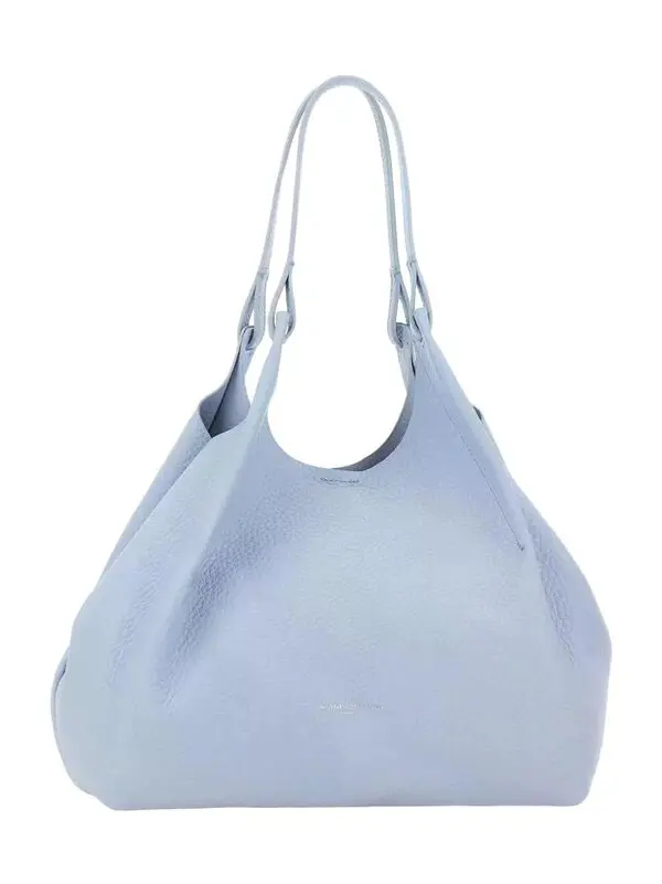 GIANNI CHIARINI Medium Dua Leather Shoulder Bag - Blue