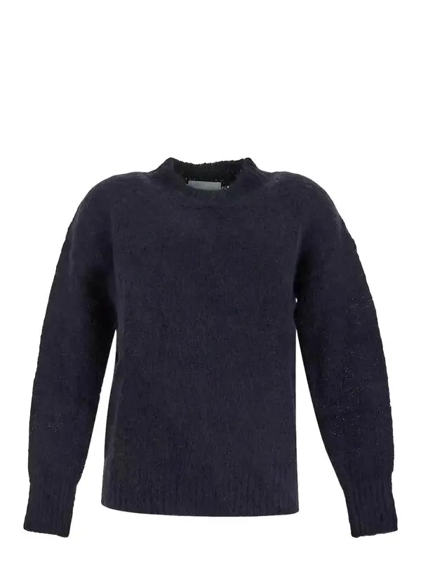Isabel Marant Crew-neck Textured Sweater - Blue