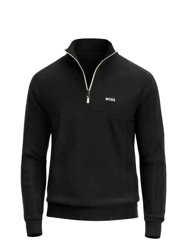 Hugo Boss Logo-detail Sweatshirt - Black