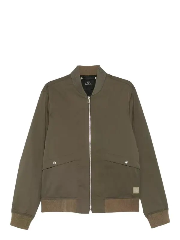Paul Smith Zip Bomber Jacket - Green