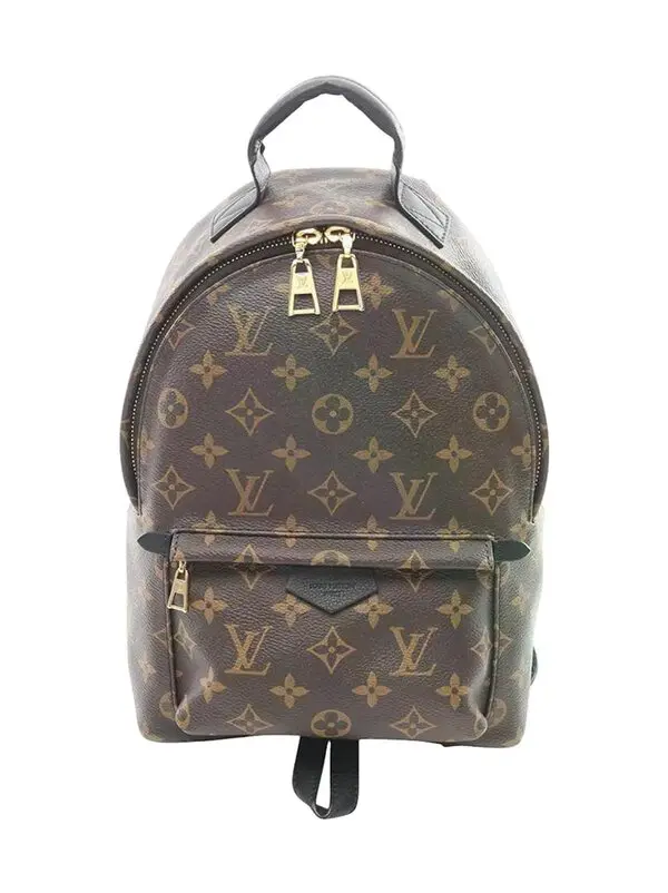 LOUIS VUITTON 2016 Monogram Palm Springs Pm Backpack - Brown