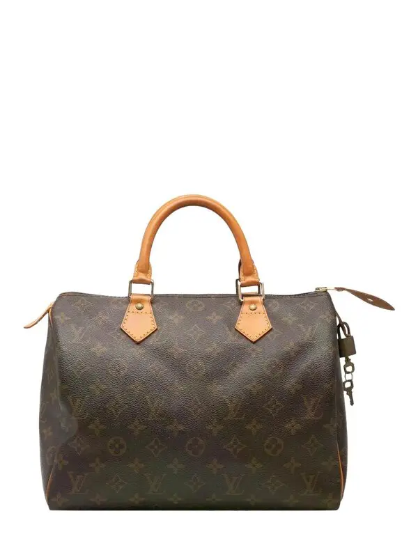 LOUIS VUITTON 1994 Monogram Speedy 30 Boston Bag - Brown