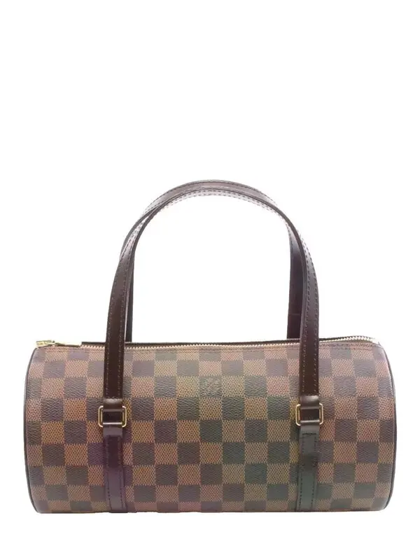 LOUIS VUITTON 2008 Damier Ebene Papillon 26 Handbag - Brown