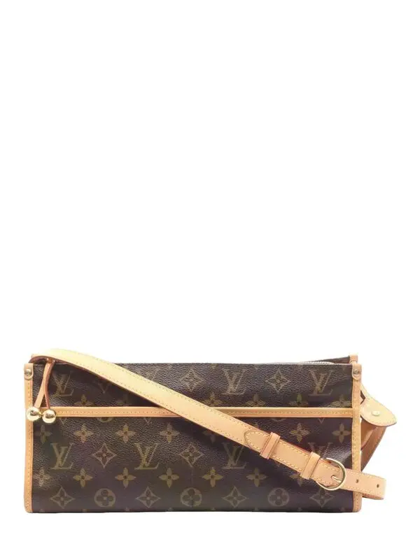 LOUIS VUITTON 2007 Monogram Popincourt Long Crossbody Bag - Brown