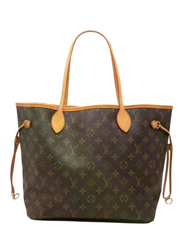 LOUIS VUITTON 2008 Monogram Neverfull Mm Tote Bag - Brown