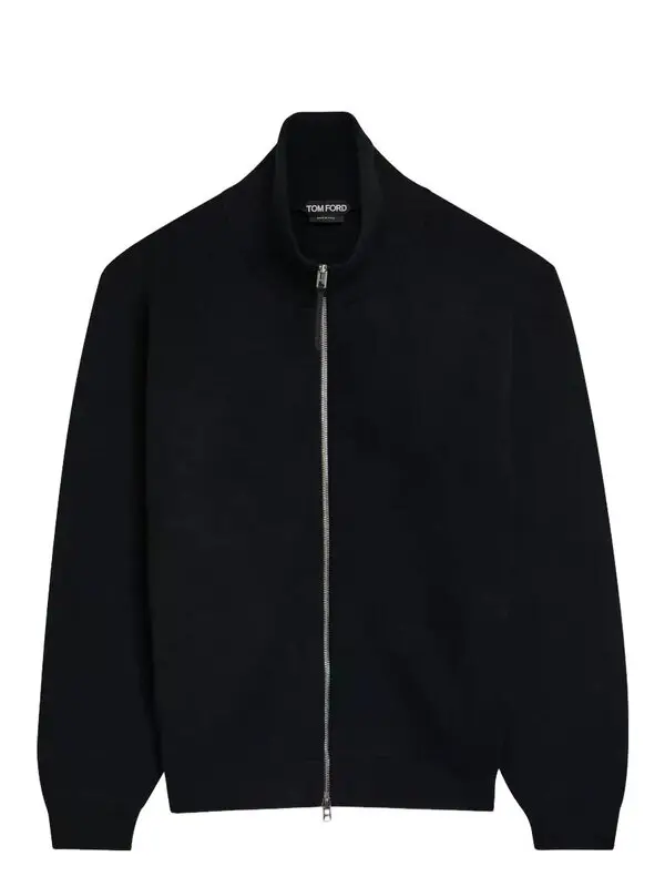 TOM FORD Zipped Cardigan - Black