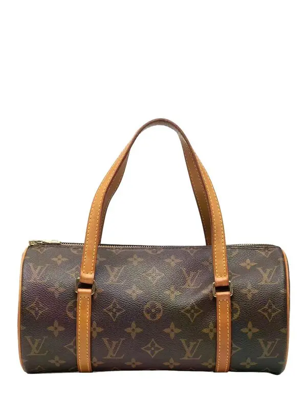 LOUIS VUITTON 2003 Monogram Papillon 28 Handbag - Brown