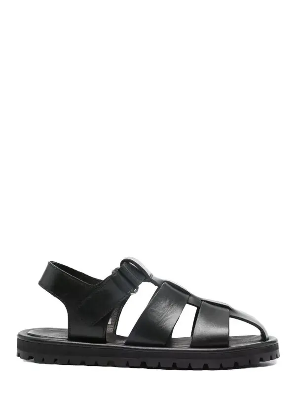 Studio Nicholson Sandom Leather Sandals - Black