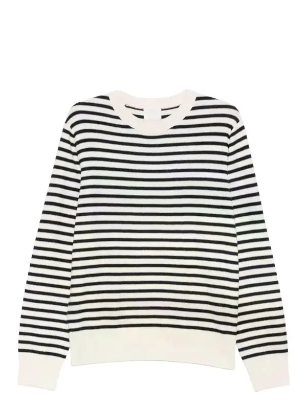 A.p.c. Striped Knitted Sweater - Neutrals