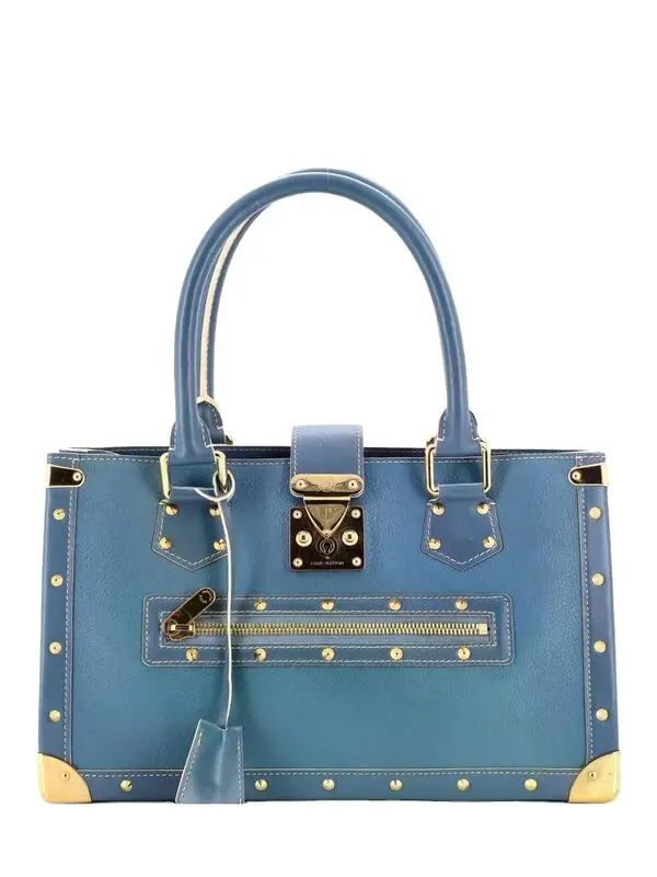 LOUIS VUITTON Suhali Le Fabuleux Leather Tote Bag - Blue