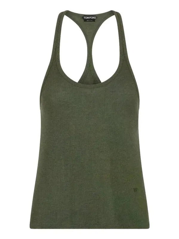 TOM FORD Racerback Tank Top - Green