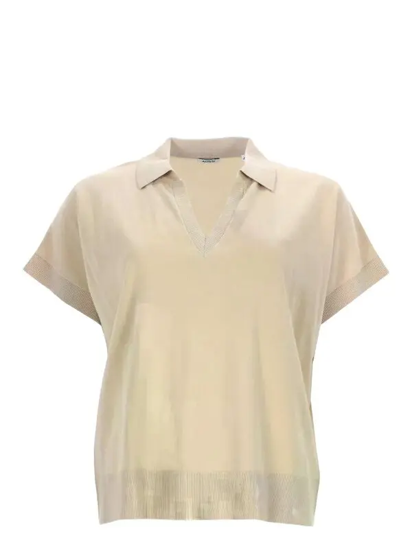 Aspesi Wingtip-collar T-shirt - Neutrals