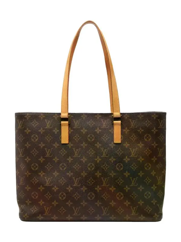 LOUIS VUITTON 2002 Monogram Luco Tote Bag - Brown