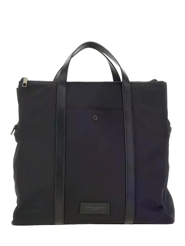 GIANNI CHIARINI Oslo Leather-trim Tote Bag - Black